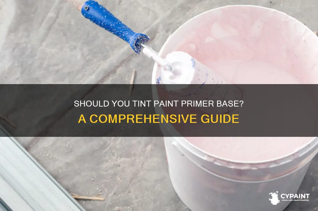 Should You Tint Paint Primer Base? A Comprehensive Guide | CyPaint