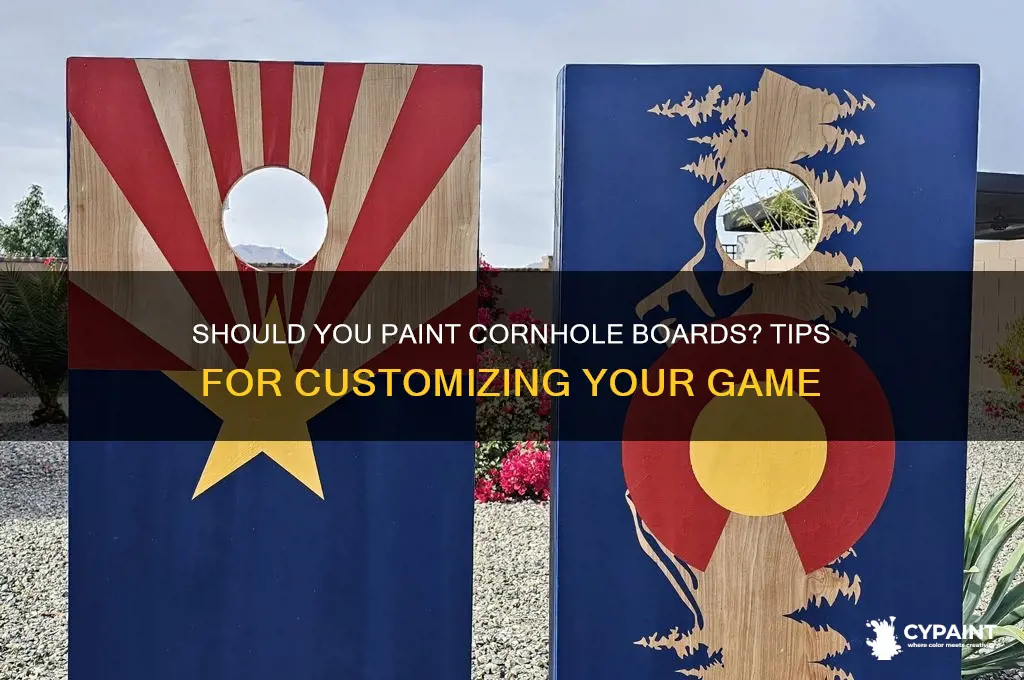 Should You Paint Cornhole Boards? Tips For Customizing Your Game | CyPaint