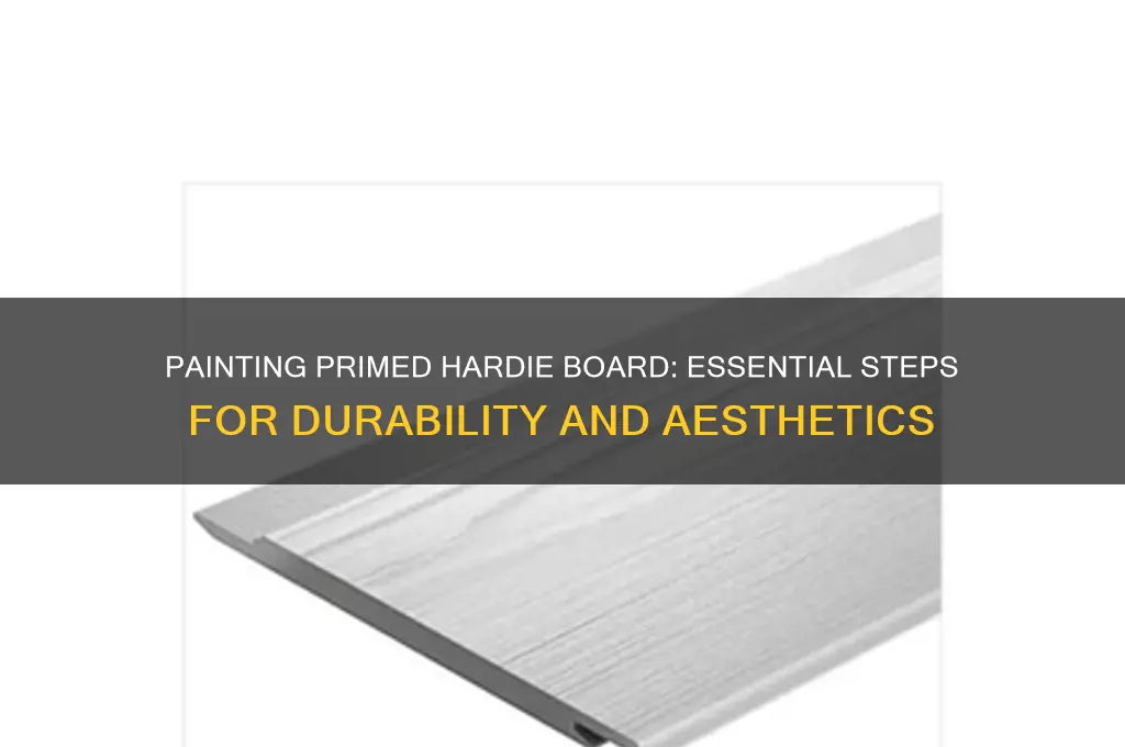 Painting Primed Hardie Board: Essential Steps For Durability And ...