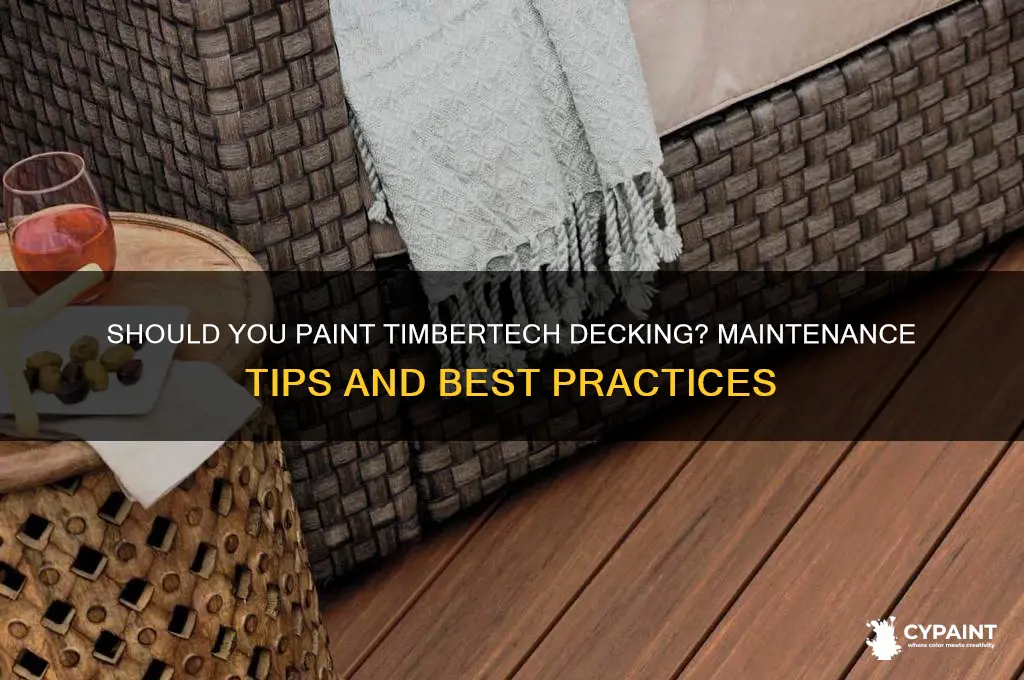 Should You Paint Timbertech Decking? Maintenance Tips And Best ...