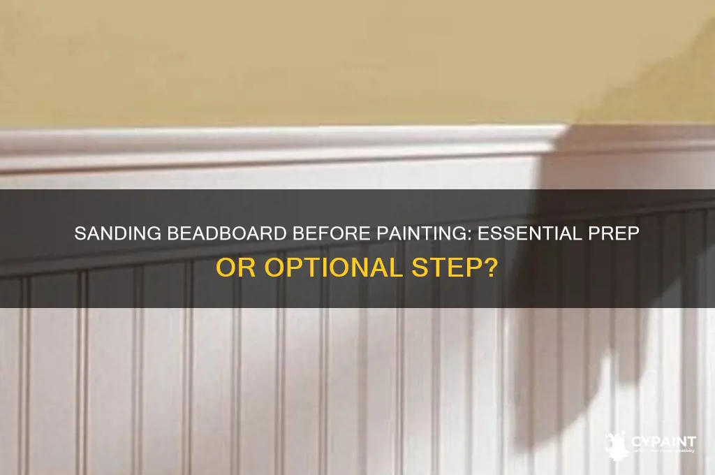 Sanding Beadboard Before Painting: Essential Prep Or Optional Step ...