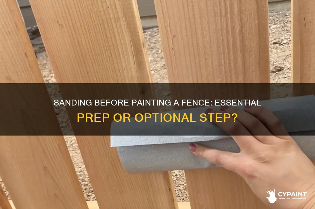 Sanding Before Painting A Fence: Essential Prep Or Optional Step? | CyPaint