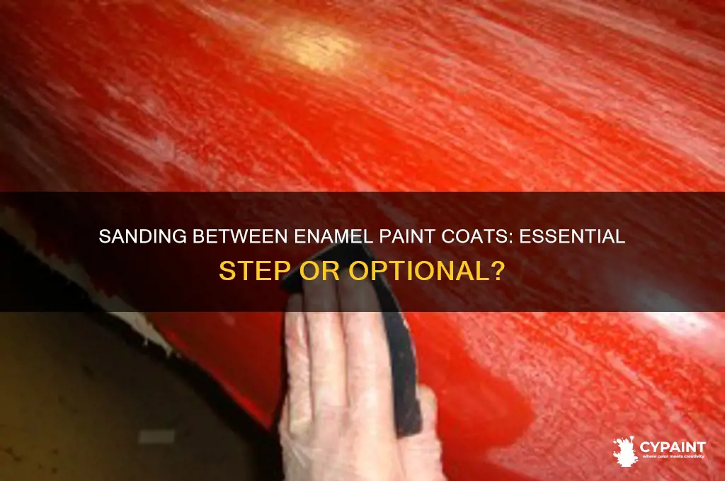Sanding Between Enamel Paint Coats: Essential Step Or Optional? | CyPaint