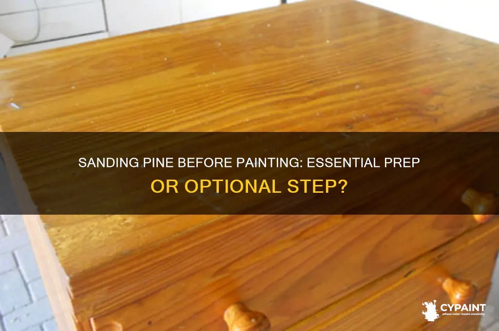 Sanding Pine Before Painting: Essential Prep Or Optional Step? | CyPaint