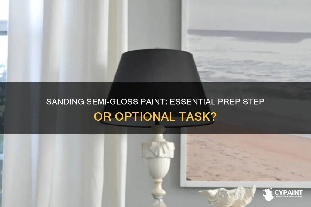 Sanding Semi-Gloss Paint: Essential Prep Step Or Optional Task? | CyPaint