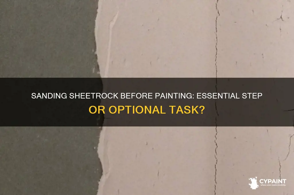 Sanding Sheetrock Before Painting: Essential Step Or Optional Task ...