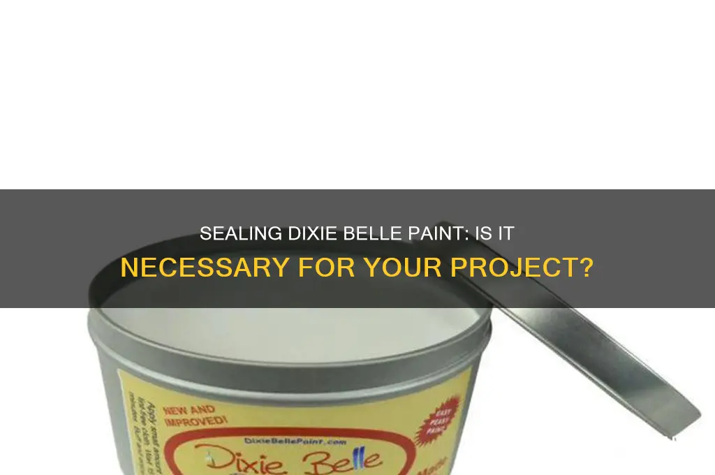Sealing Dixie Belle Paint: Is It Necessary For Your Project? | CyPaint