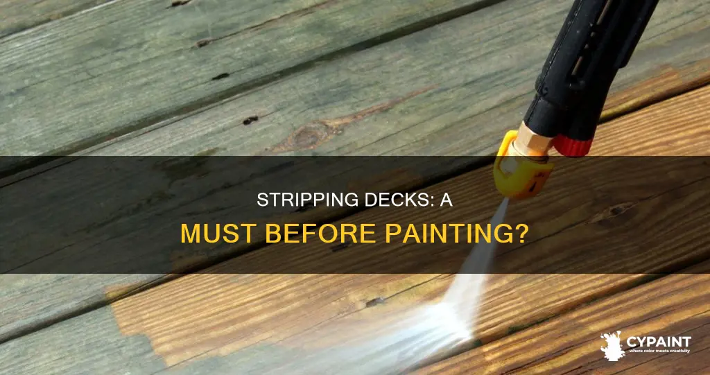 Stripping Decks: A Must Before Painting? | CyPaint