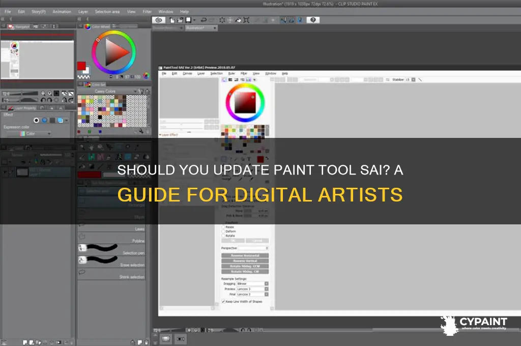 Should You Update Paint Tool Sai? A Guide For Digital Artists | CyPaint