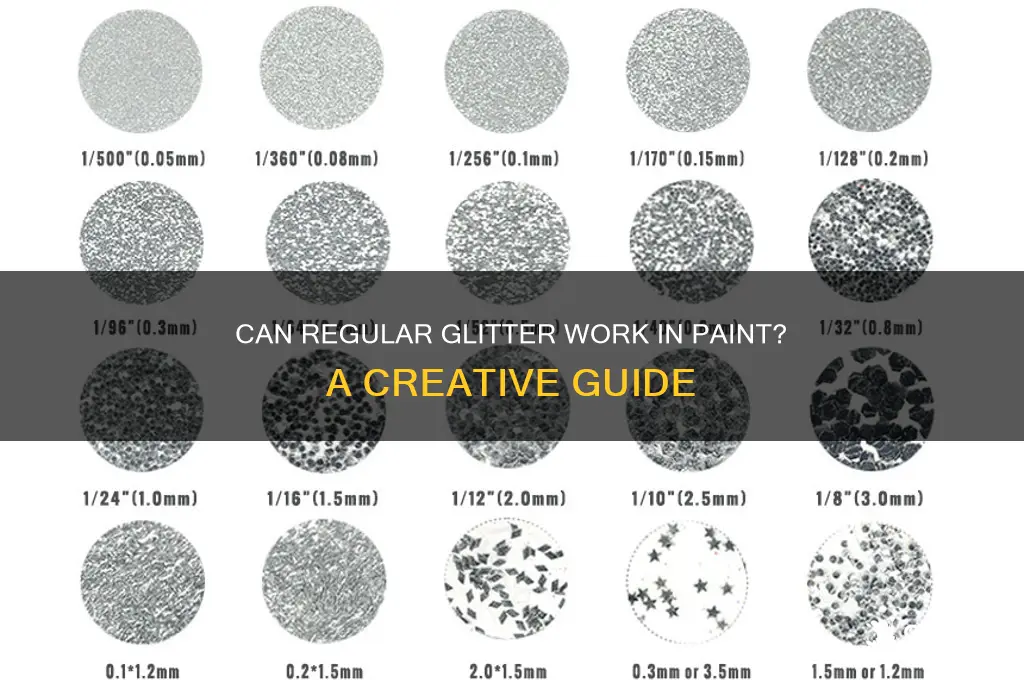 Can Regular Glitter Work In Paint? A Creative Guide | CyPaint