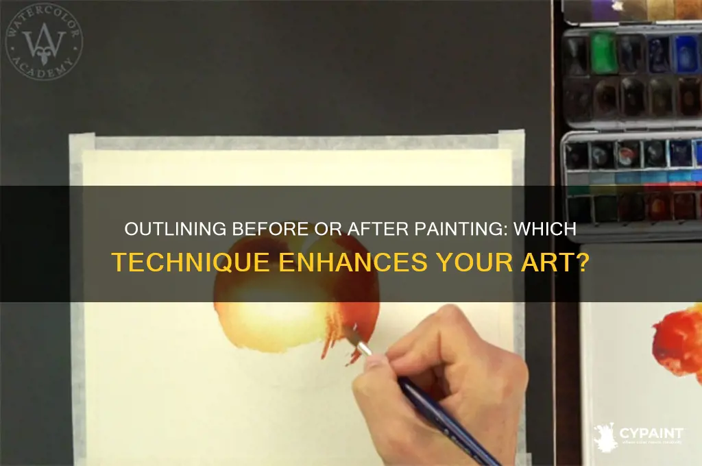Outlining Before Or After Painting: Which Technique Enhances Your Art ...
