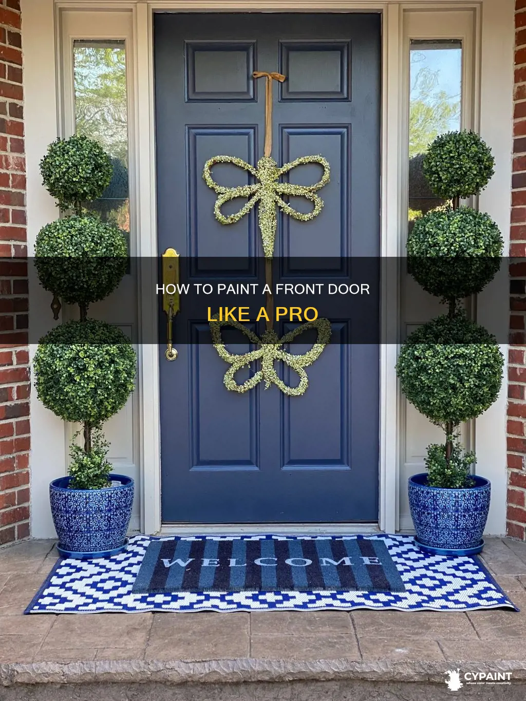 How To Paint A Front Door Like A Pro | CyPaint