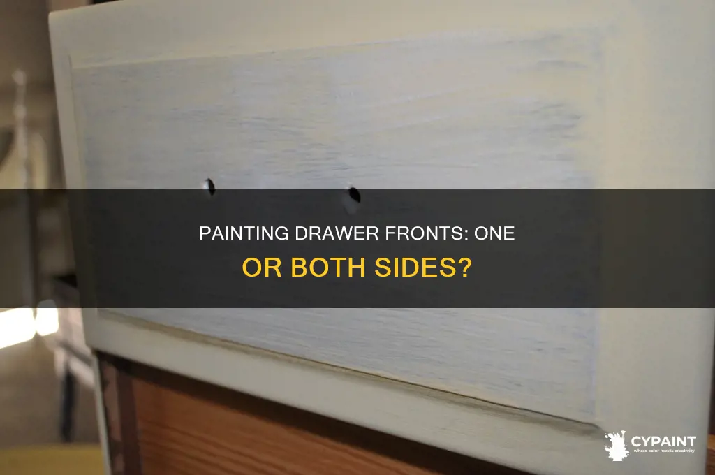 Painting Drawer Fronts: One Or Both Sides? | CyPaint