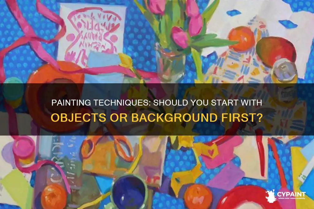 Painting Techniques: Should You Start With Objects Or Background First ...