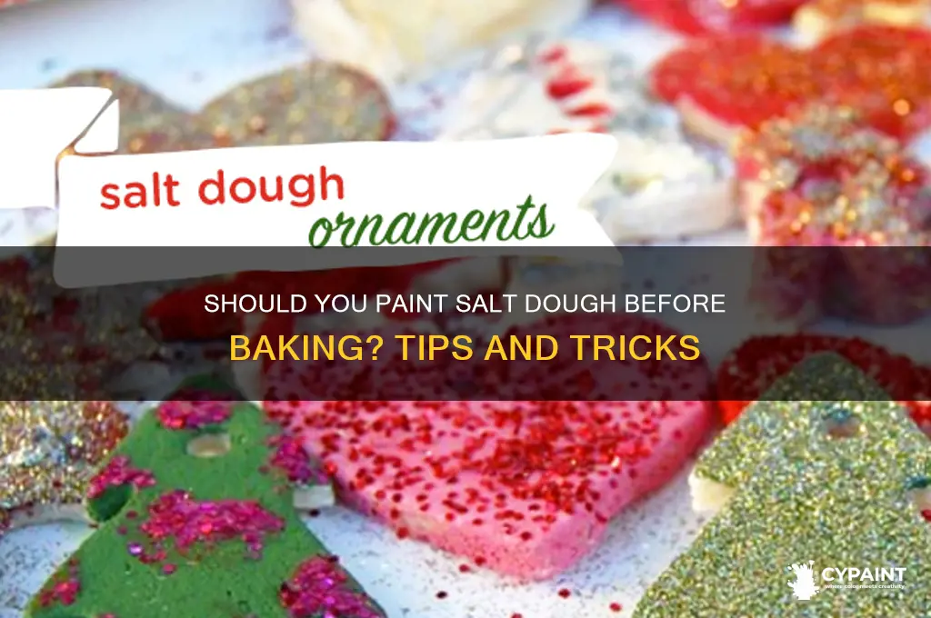 Should You Paint Salt Dough Before Baking? Tips And Tricks | CyPaint