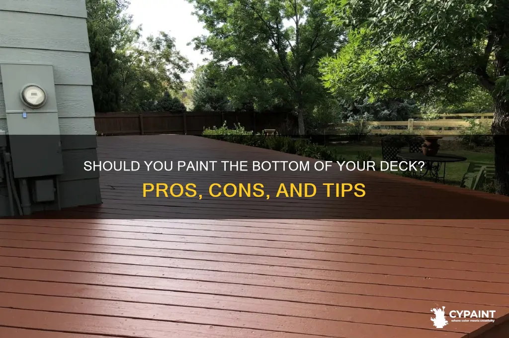 Should You Paint The Bottom Of Your Deck? Pros, Cons, And Tips | CyPaint