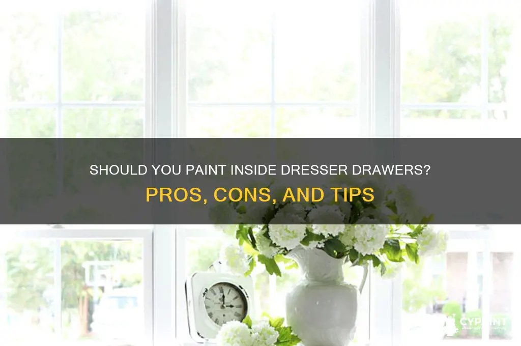 Should You Paint Inside Dresser Drawers? Pros, Cons, And Tips | CyPaint