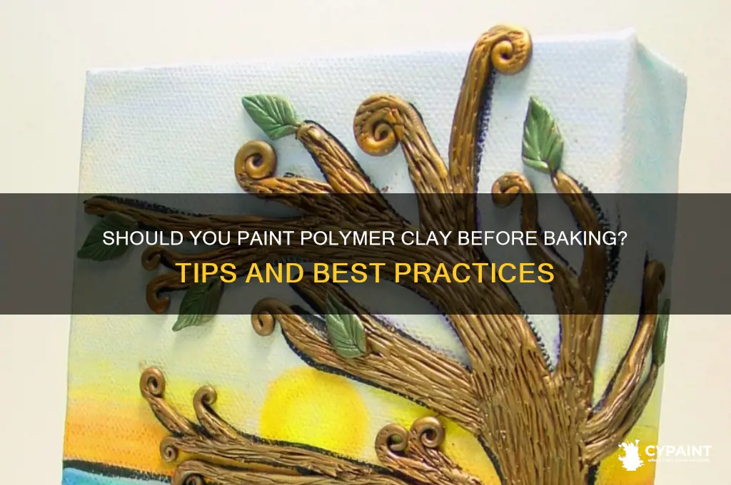Should You Paint Polymer Clay Before Baking? Tips And Best Practices ...