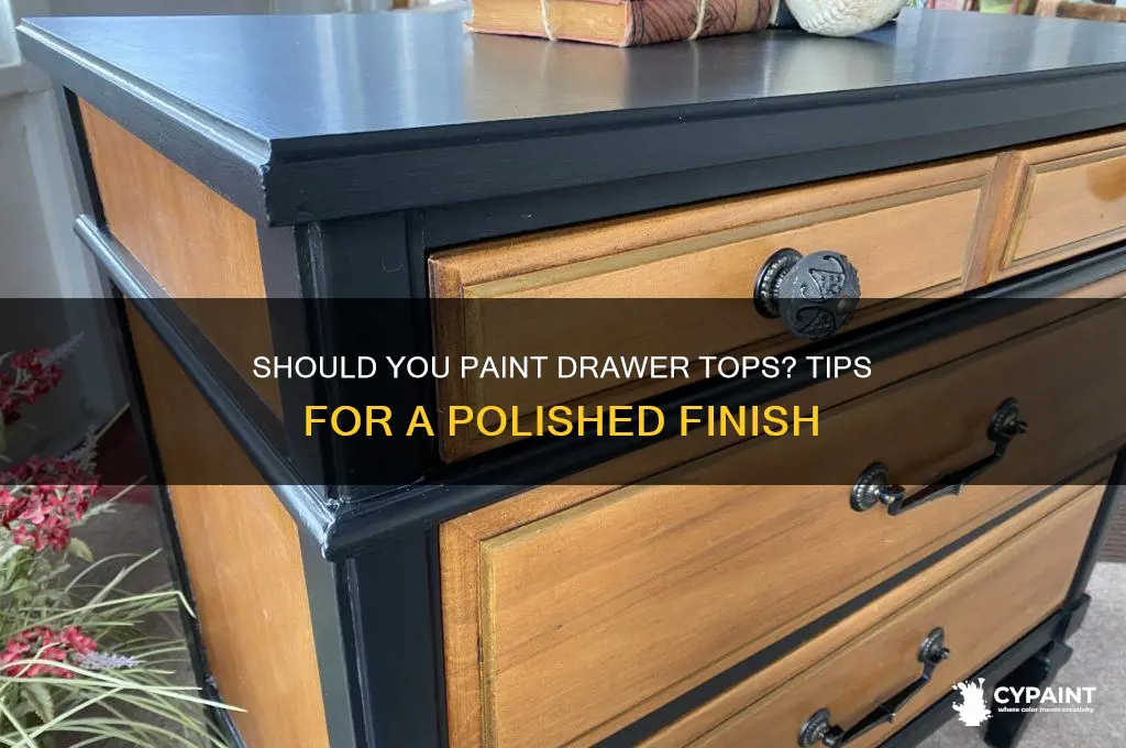 Should You Paint Drawer Tops? Tips For A Polished Finish | CyPaint