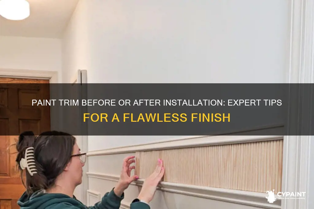Paint Trim Before Or After Installation: Expert Tips For A Flawless ...