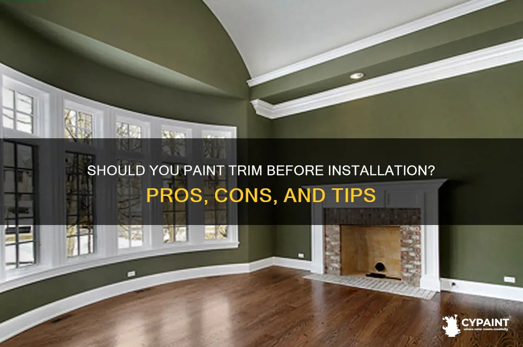 Should You Paint Trim Before Installation? Pros, Cons, And Tips | CyPaint