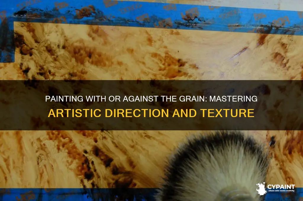 Painting With Or Against The Grain: Mastering Artistic Direction And ...
