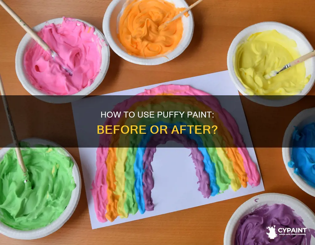 How To Use Puffy Paint: Before Or After? | CyPaint