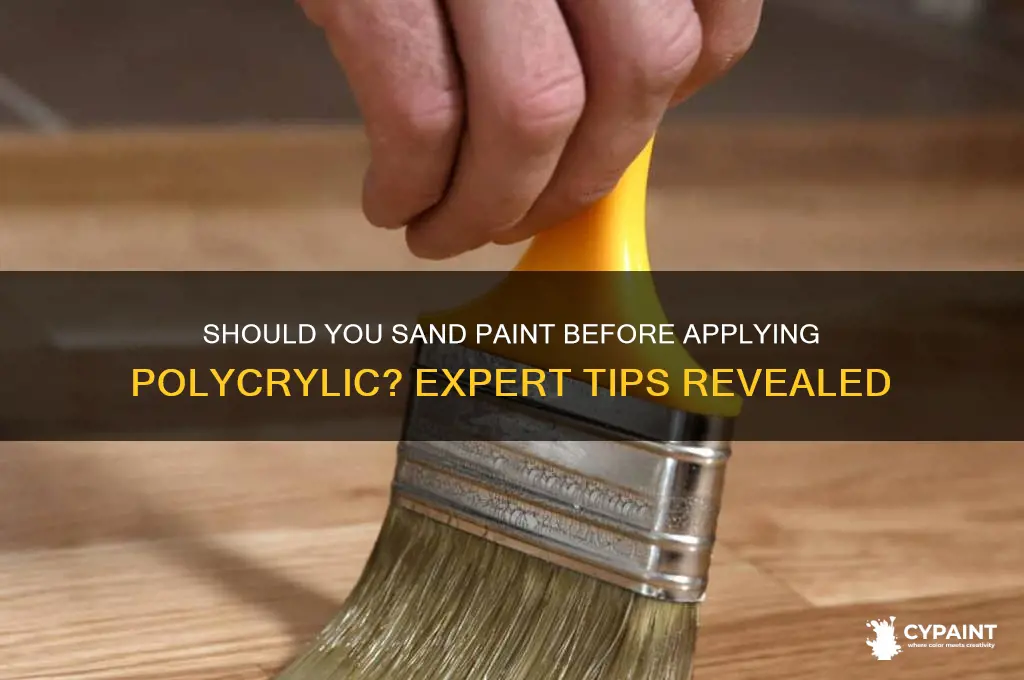 Should You Sand Paint Before Applying Polycrylic? Expert Tips Revealed ...
