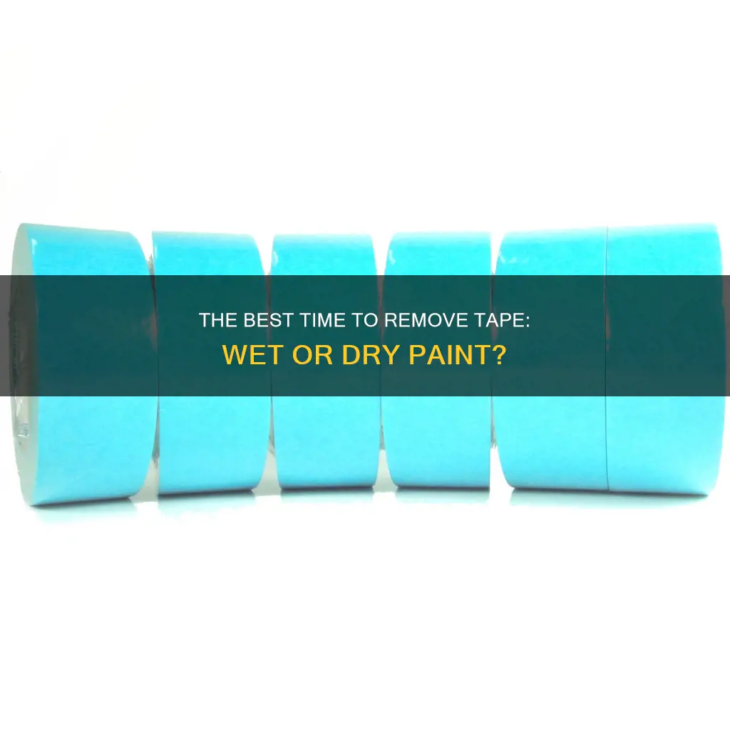 The Best Time To Remove Tape: Wet Or Dry Paint? | CyPaint
