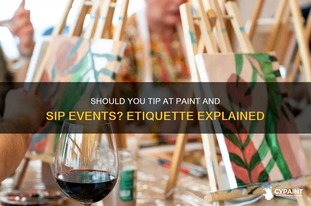 Should You Tip At Paint And Sip Events? Etiquette Explained | CyPaint