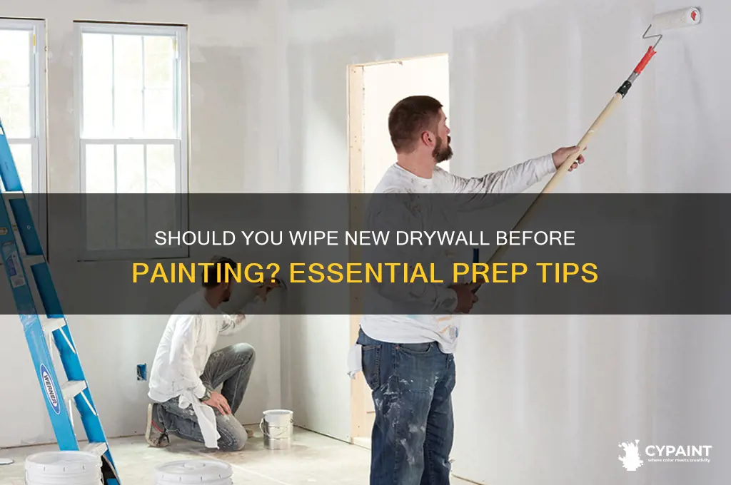 Should You Wipe New Drywall Before Painting? Essential Prep Tips | CyPaint