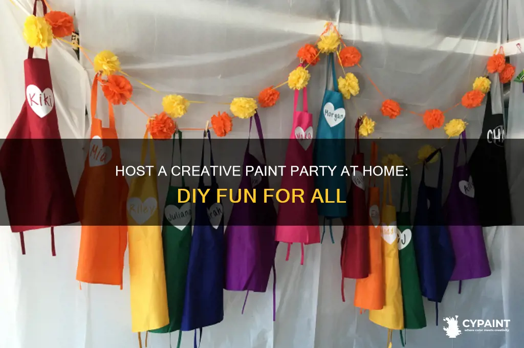 Host A Creative Paint Party At Home: Diy Fun For All | CyPaint