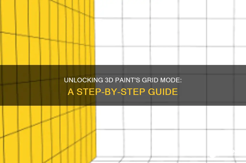 Unlocking 3D Paint's Grid Mode: A Step-By-Step Guide | CyPaint