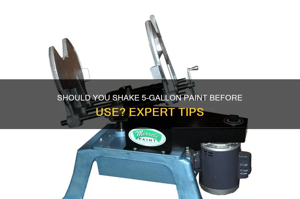 Should You Shake 5-Gallon Paint Before Use? Expert Tips | CyPaint