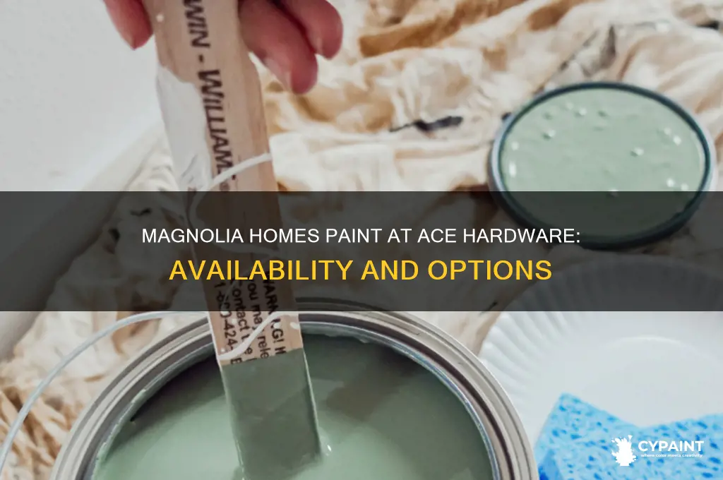 Magnolia Homes Paint At Ace Hardware: Availability And Options | CyPaint