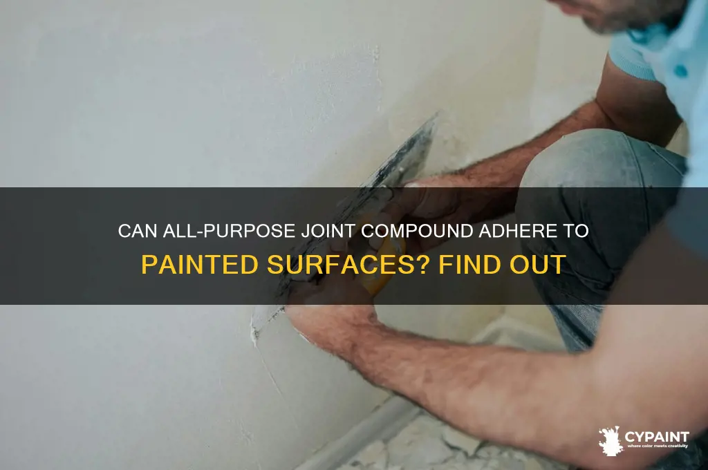 Can All-Purpose Joint Compound Adhere To Painted Surfaces? Find Out ...