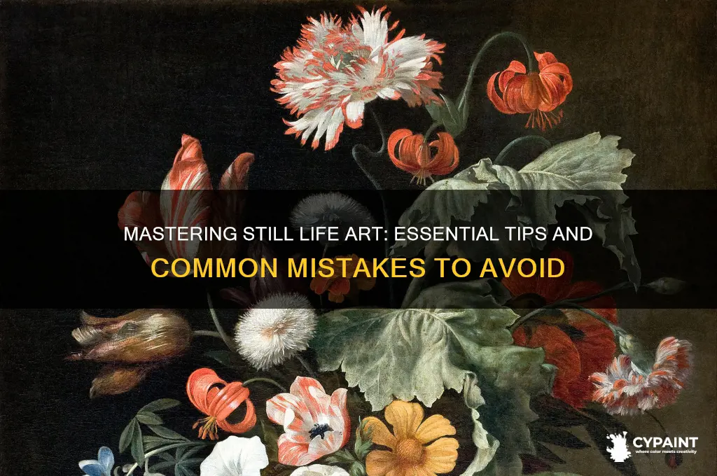 Mastering Still Life Art: Essential Tips And Common Mistakes To Avoid ...