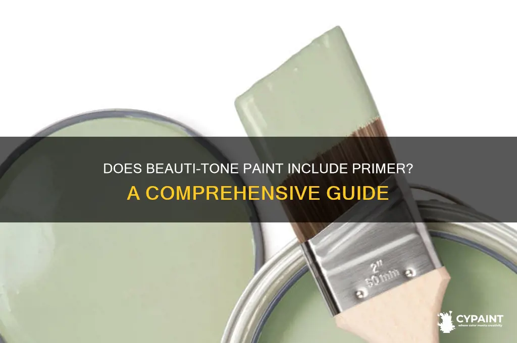 Does Beauti-Tone Paint Include Primer? A Comprehensive Guide | CyPaint