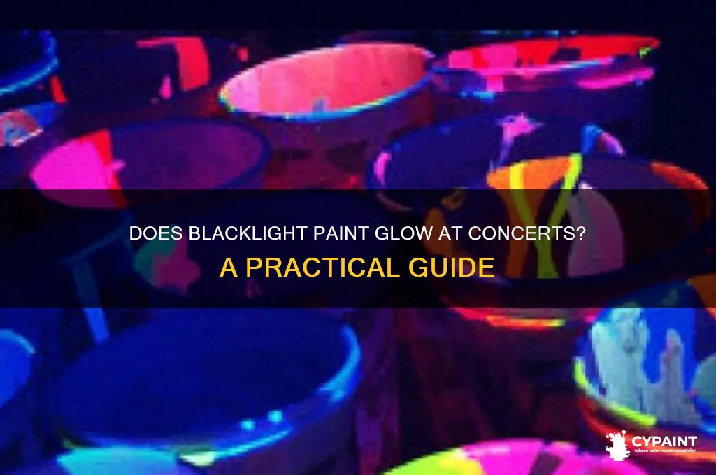 Does Blacklight Paint Glow At Concerts? A Practical Guide | CyPaint