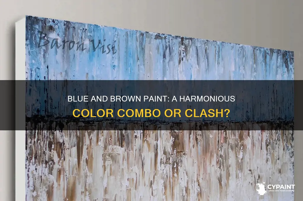 Blue And Brown Paint: A Harmonious Color Combo Or Clash? | CyPaint