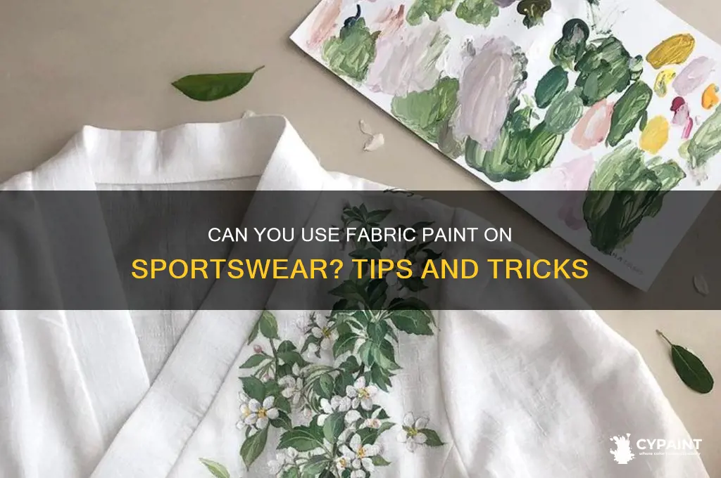 Can You Use Fabric Paint On Sportswear? Tips And Tricks | CyPaint