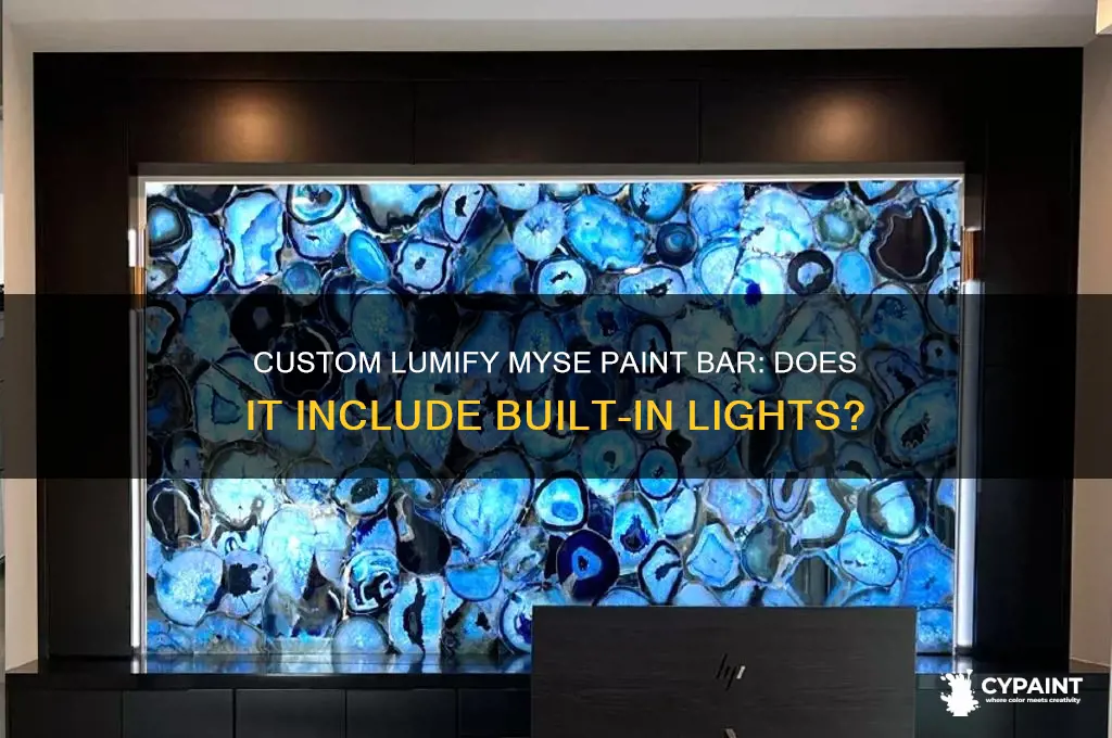 Custom Lumify Myse Paint Bar: Does It Include Built-In Lights? | CyPaint