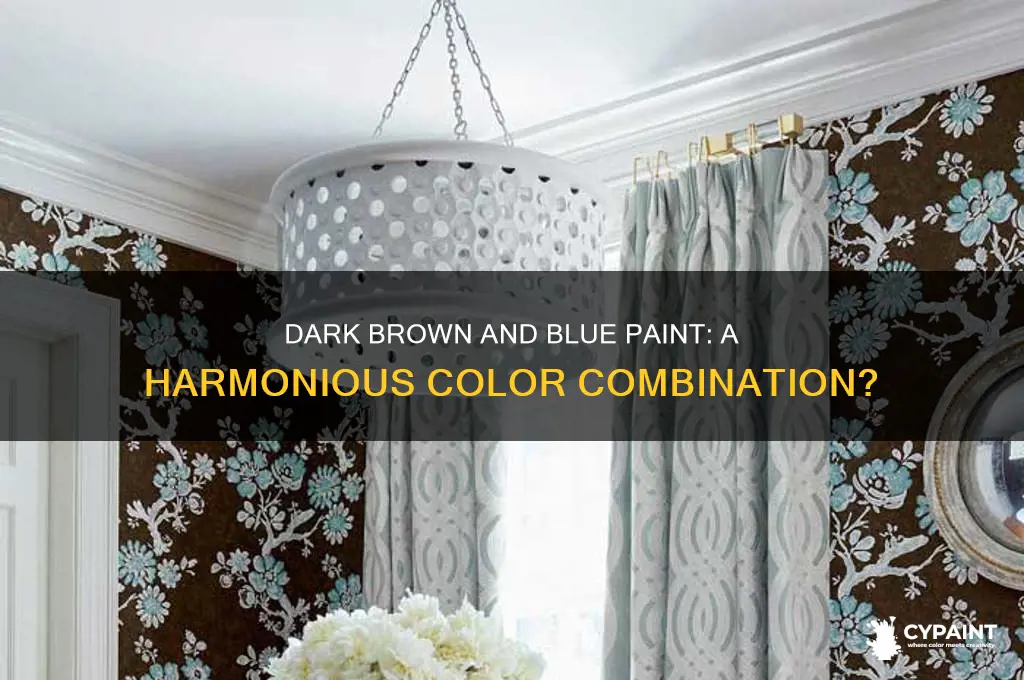 Dark Brown And Blue Paint: A Harmonious Color Combination? | CyPaint