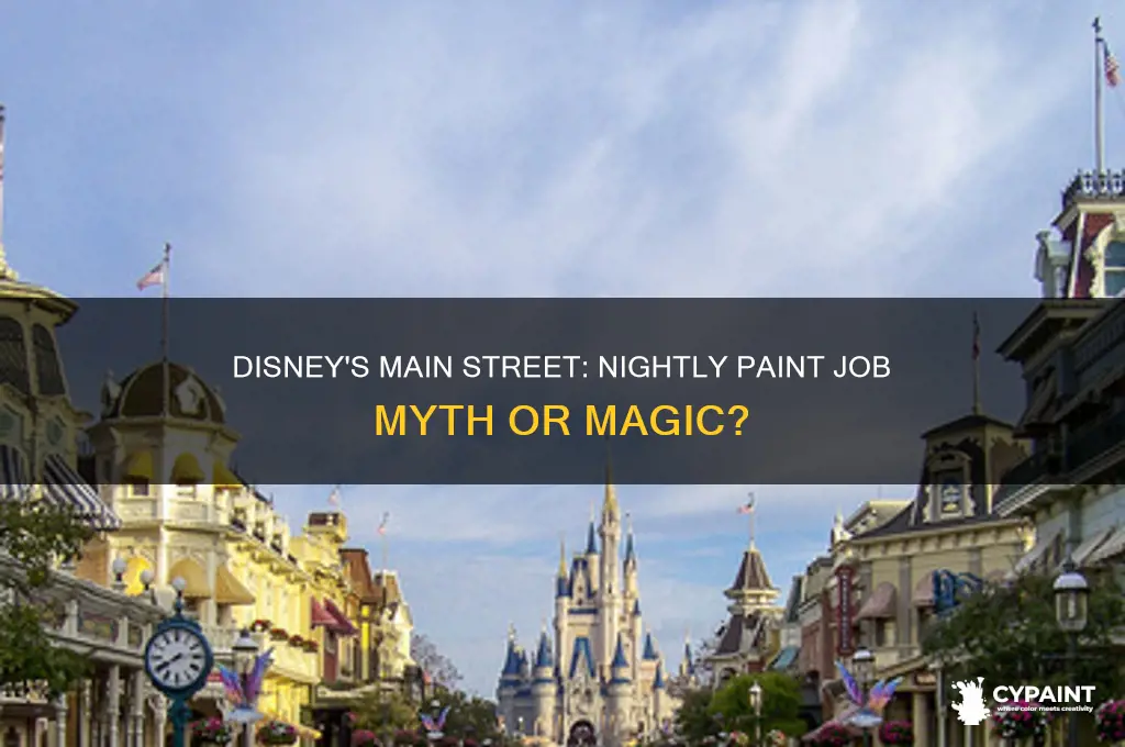 Disney's Main Street: Nightly Paint Job Myth Or Magic? | CyPaint