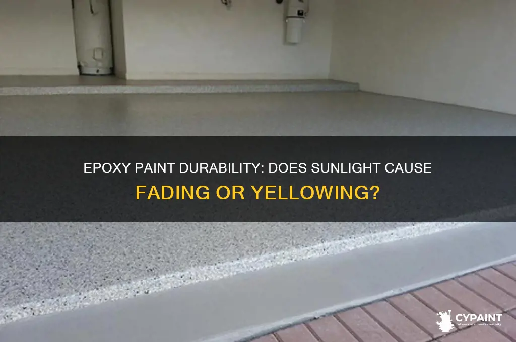 Epoxy Paint Durability: Does Sunlight Cause Fading Or Yellowing? | CyPaint