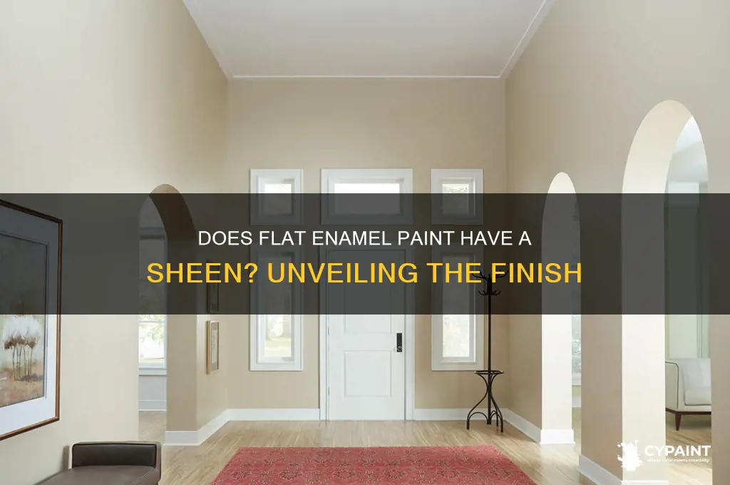 Does Flat Enamel Paint Have A Sheen? Unveiling The Finish | CyPaint