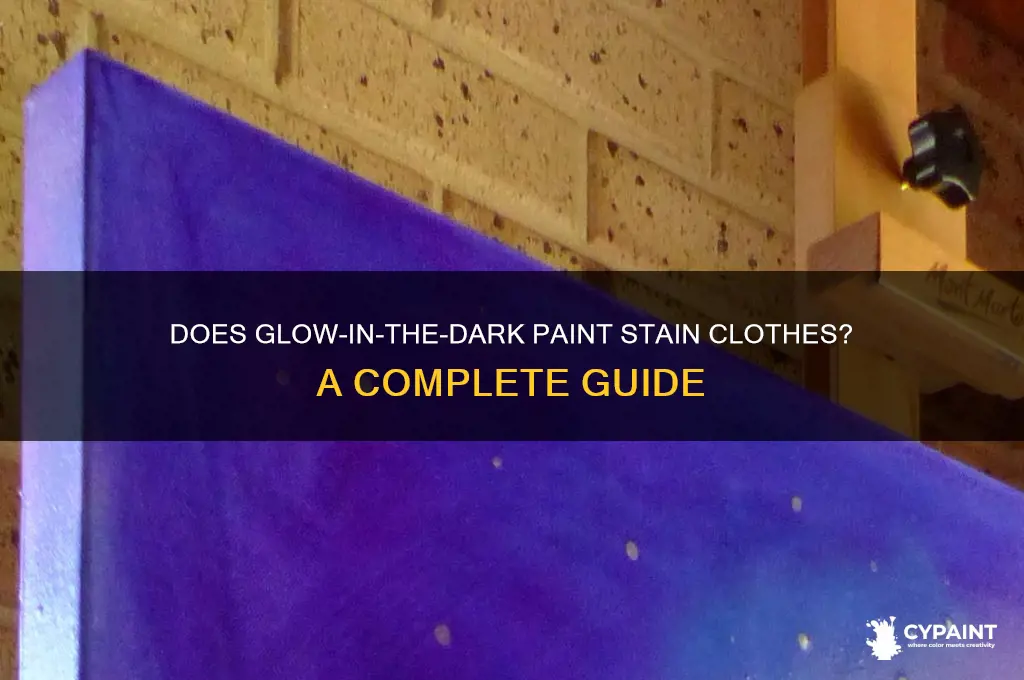 Does Glow-In-The-Dark Paint Stain Clothes? A Complete Guide | CyPaint