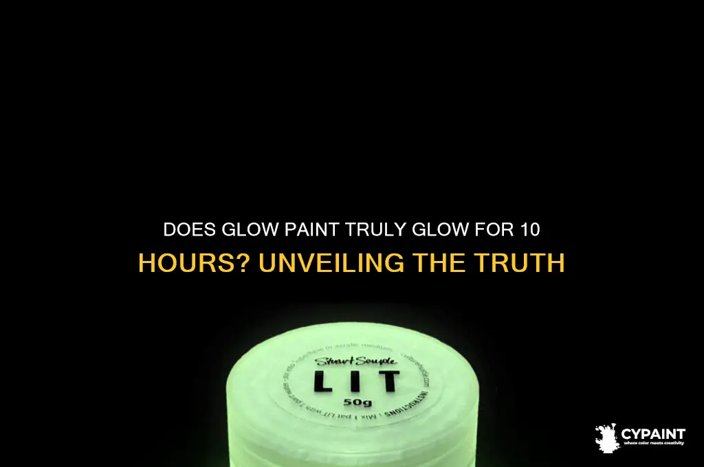 Does Glow Paint Truly Glow For 10 Hours? Unveiling The Truth | CyPaint