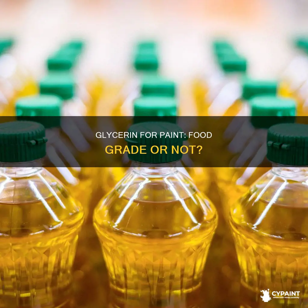Glycerin For Paint: Food Grade Or Not? | CyPaint