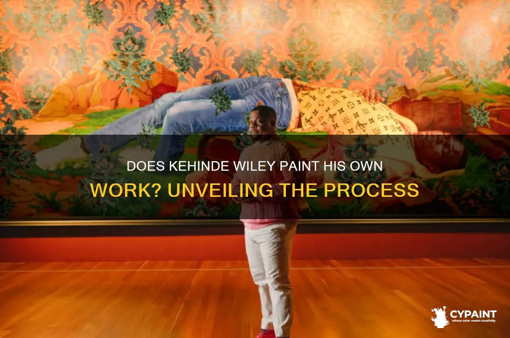 Does Kehinde Wiley Paint His Own Work? Unveiling The Process | CyPaint
